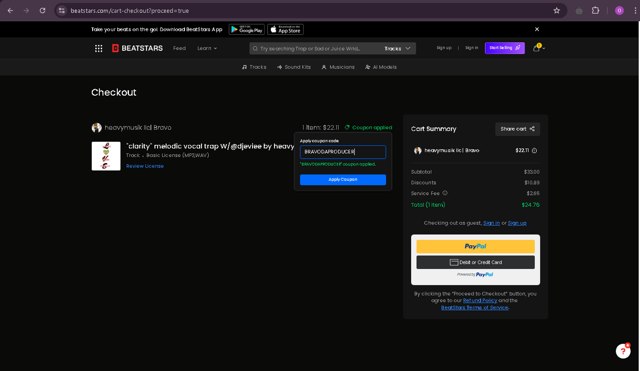 BeatStars Promo Codes (7 Verified) - 33% Off w/Code Apr 2025