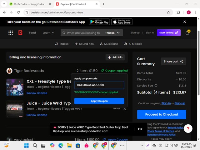 BeatStars Promo Codes (8 Verified) - 25% Off w/Code May 2025