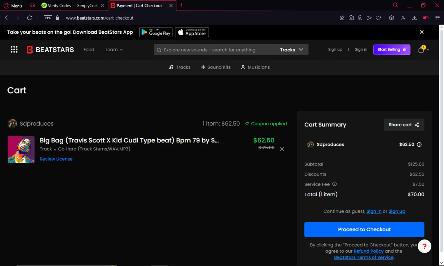 BeatStars Promo Codes - $3 Off Coupon Codes in August 2024 | SimplyCodes
