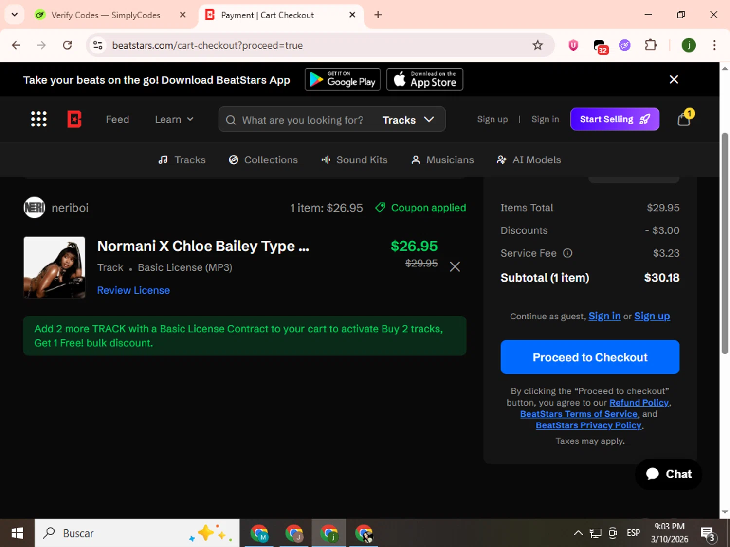 BeatStars Promo Codes - 25% Off Coupons May 2026