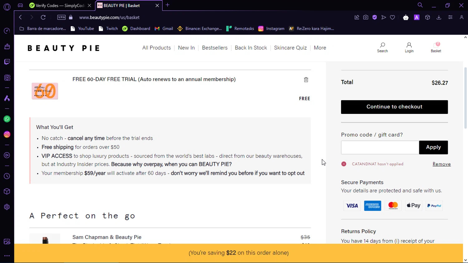 Beauty Pie Promo Codes – 70% Off | May 2024