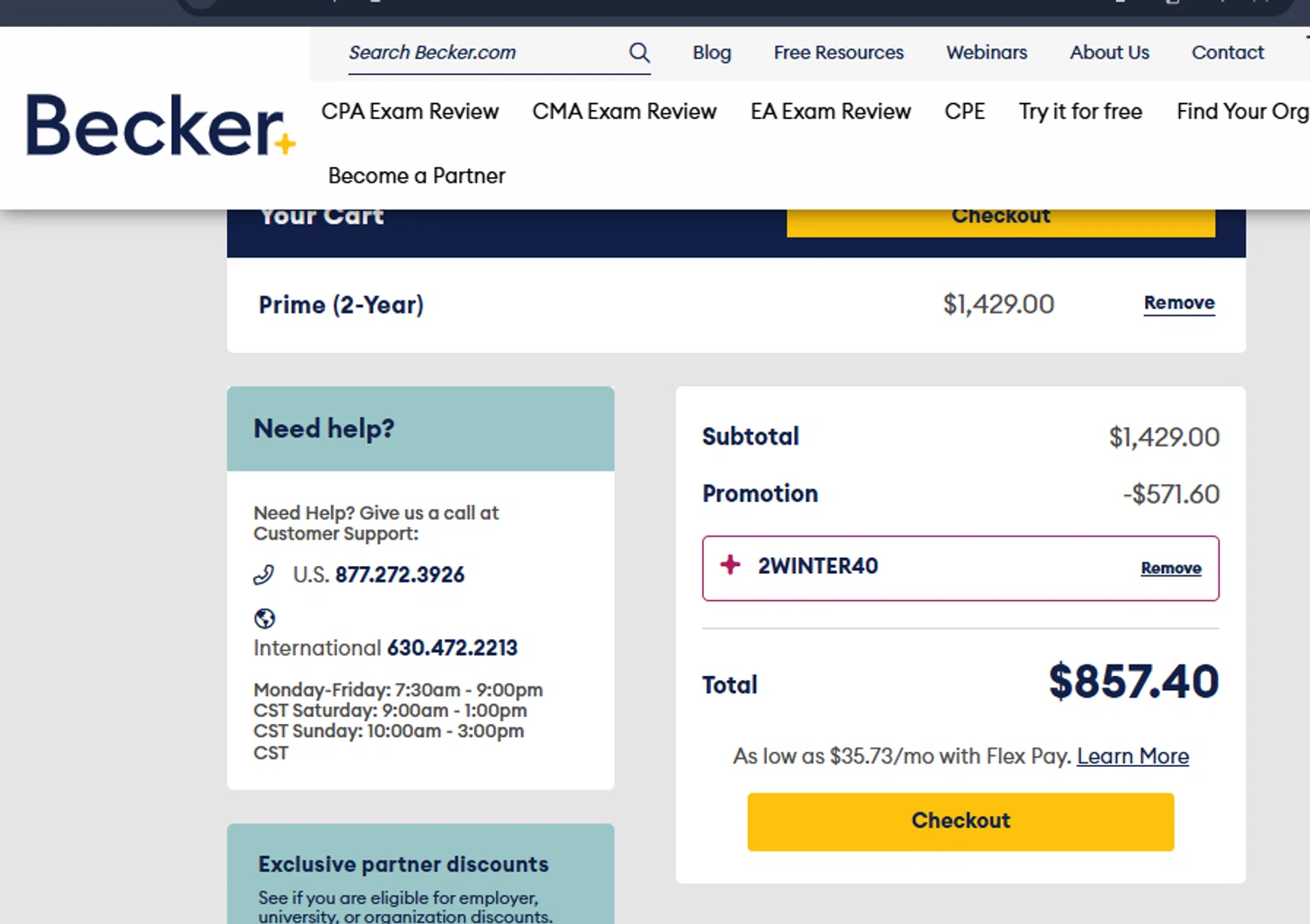 Becker Promo Codes - 100% Off | January 2025