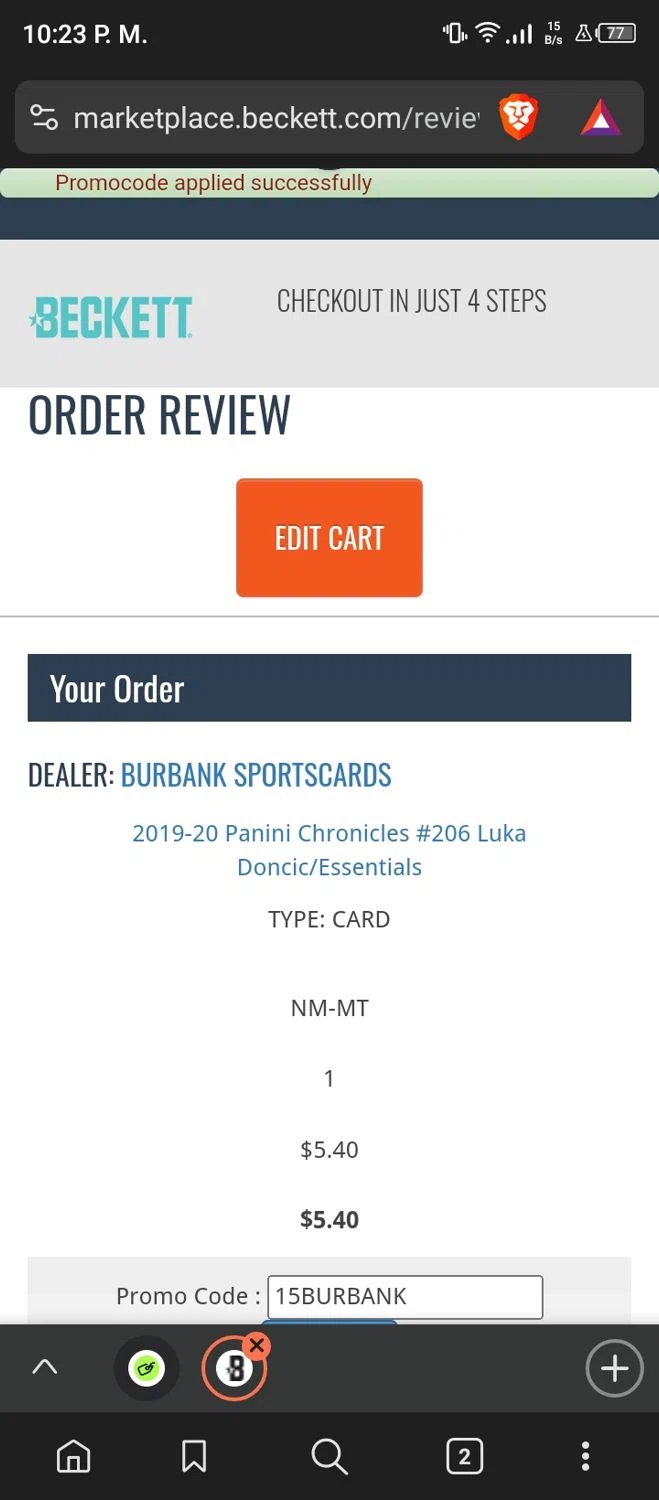 Beckett Promo Codes (3 Verified) - 15% Off w/ Code Jan 2025