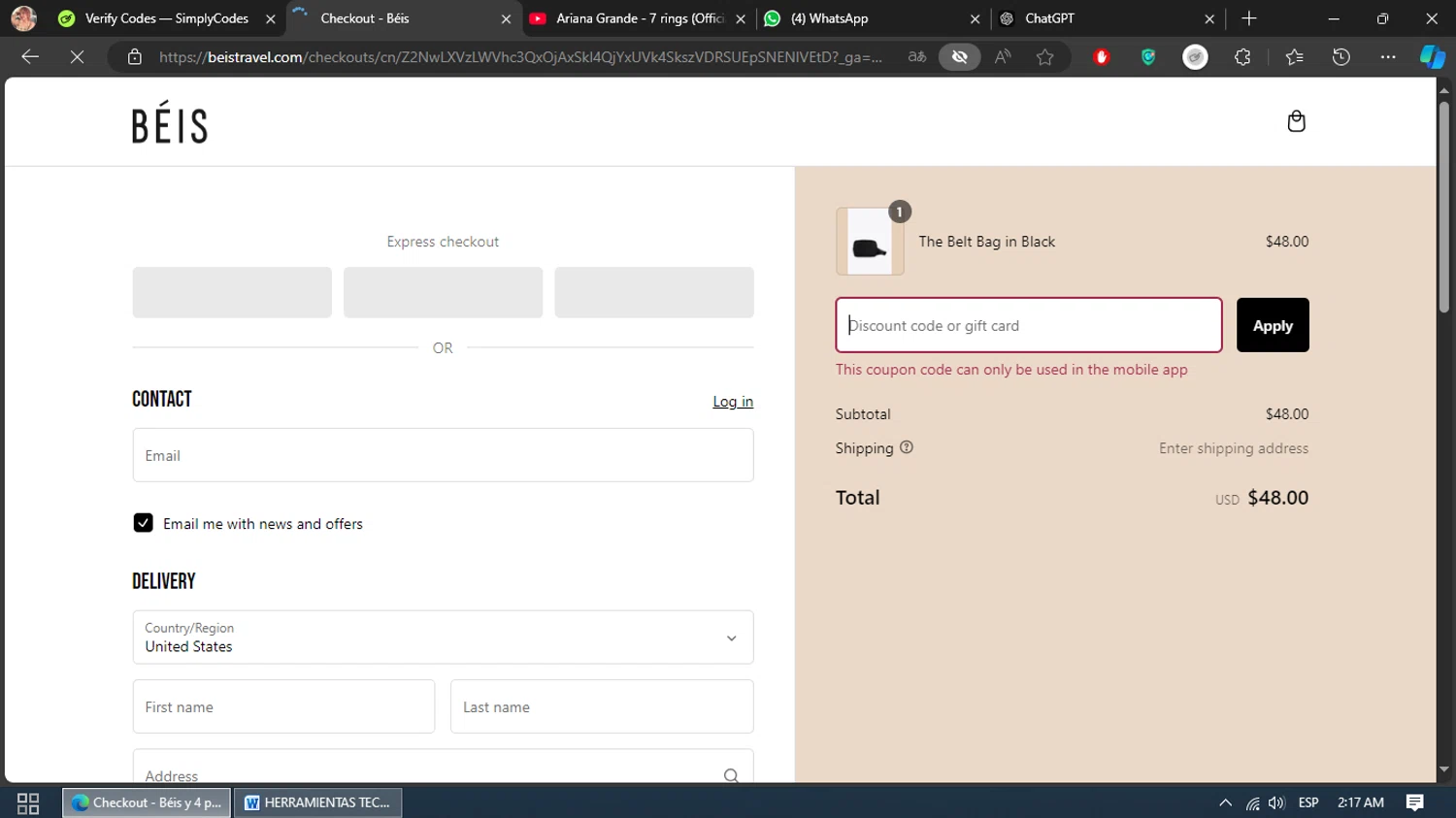 Beis Discount Codes & Black Friday 2024 Deals - 25% Off