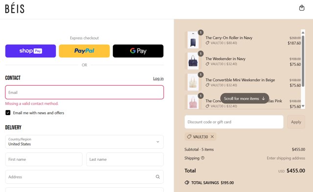 Beis Promo Codes (2 Verified) - 15% Off Sitewide May 2025