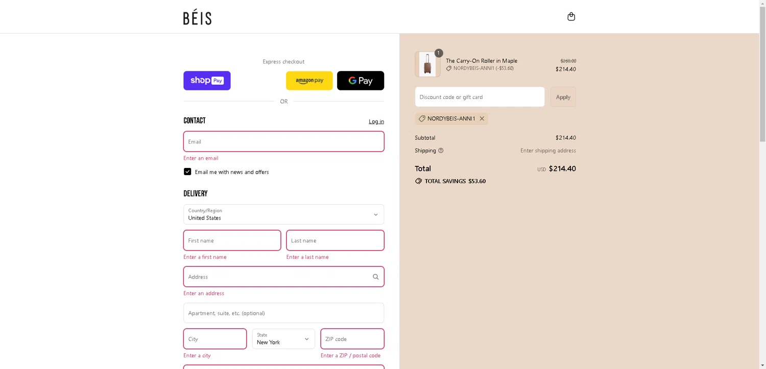 Beis Promo Codes (7 Verified) - 20% Off Sitewide Sep 2025
