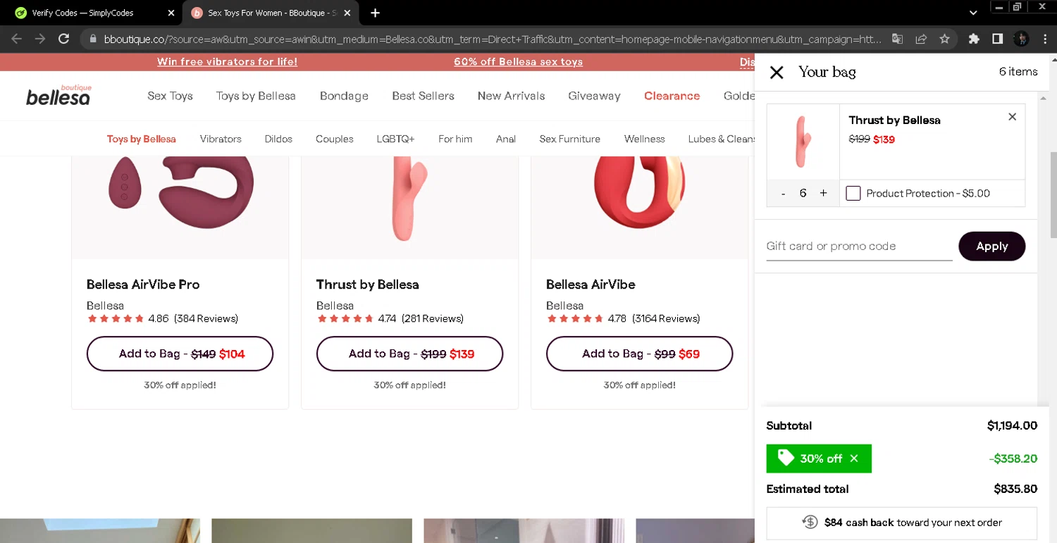 Bellesa Promo Codes - 70% Off (20 Verified) May 2026
