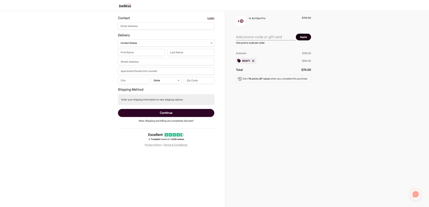 Bellesa Boutique Promo Code - 60% Off (Verified) Mar 2026