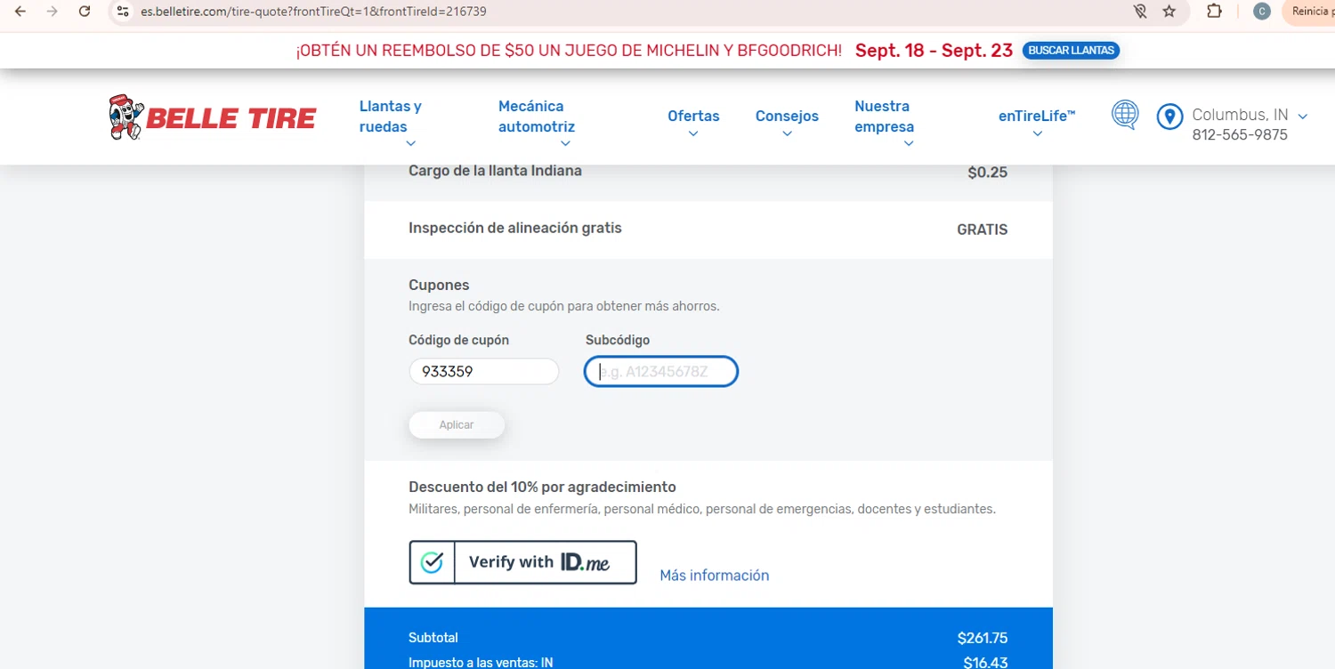 Belle Tire Coupon Codes - 15% Off | November 2024