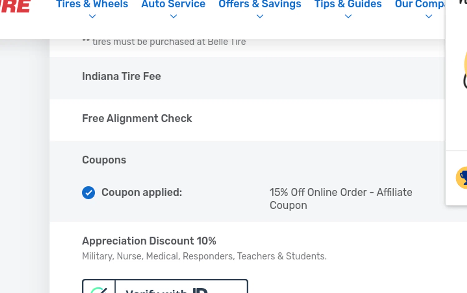 Belle Tire Coupon Codes - 10% Off | October 2024