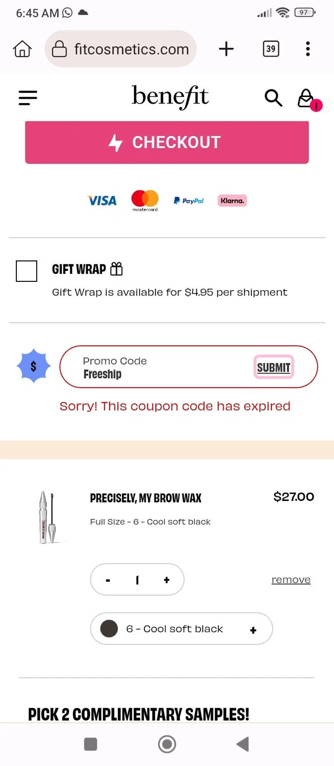 Benefit Cosmetics Coupons - 15% Off | January 2025