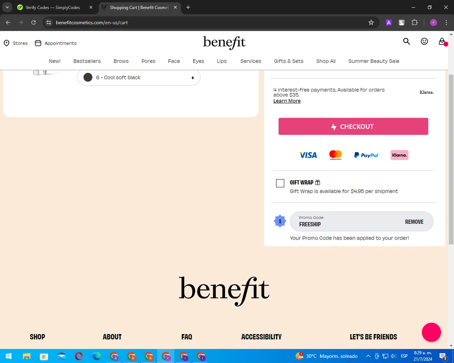Benefit Cosmetics Coupons - 10% Off Promo Codes in August 2024 ...