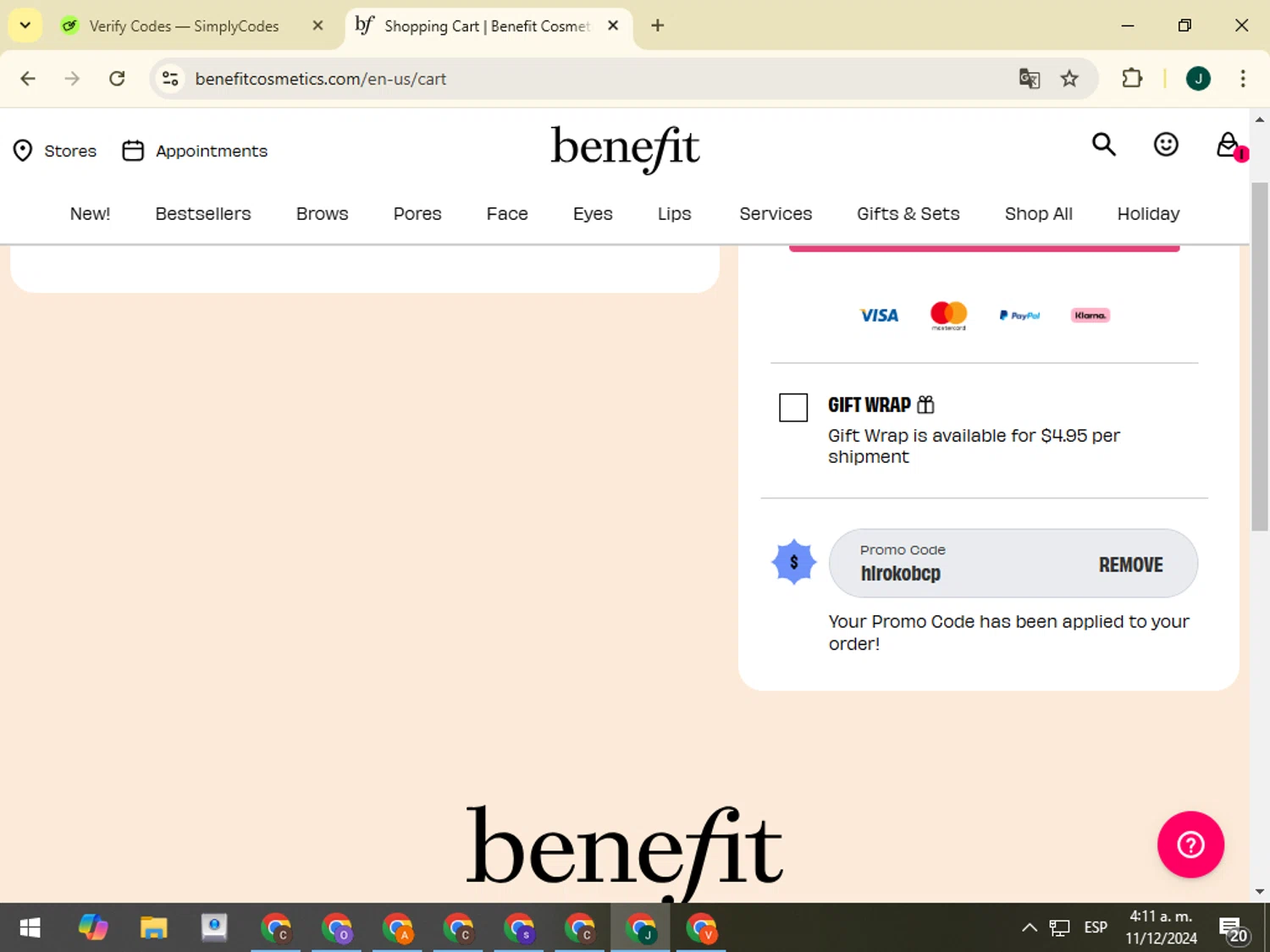 Benefit Cosmetics Coupons - 15% Off | January 2025