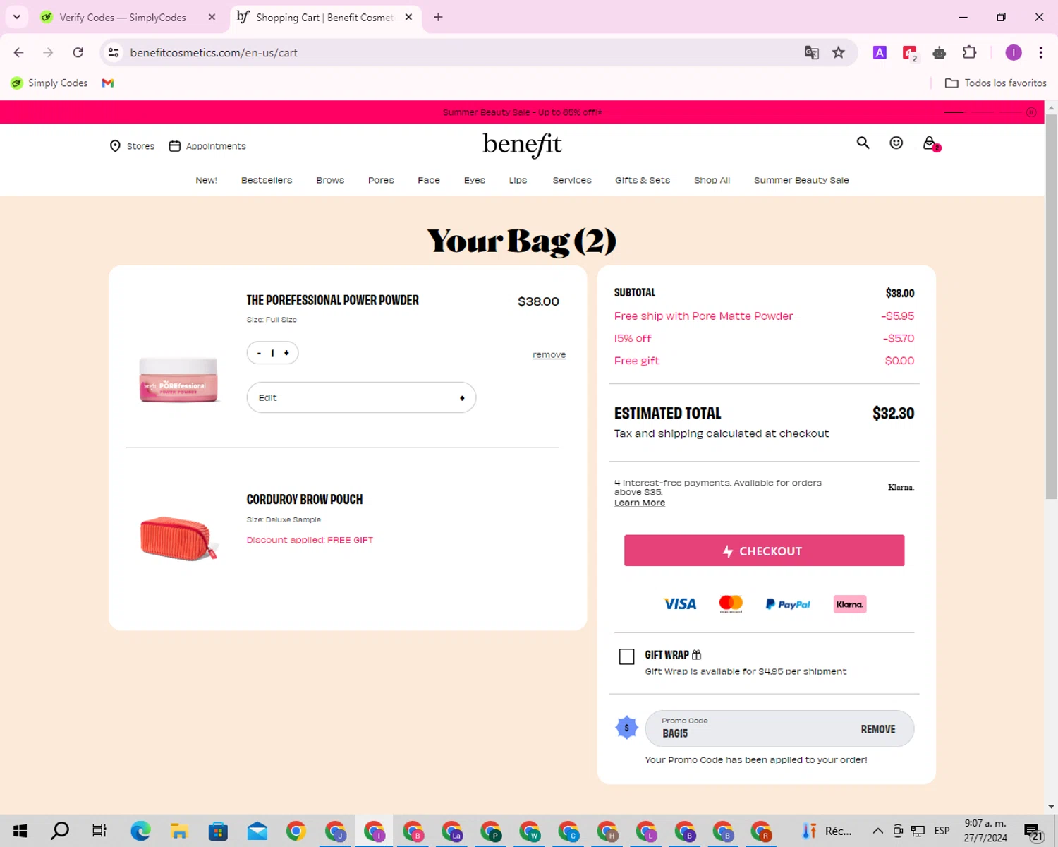 Benefit Cosmetics Coupons - 10% Off Promo Codes in August 2024 ...