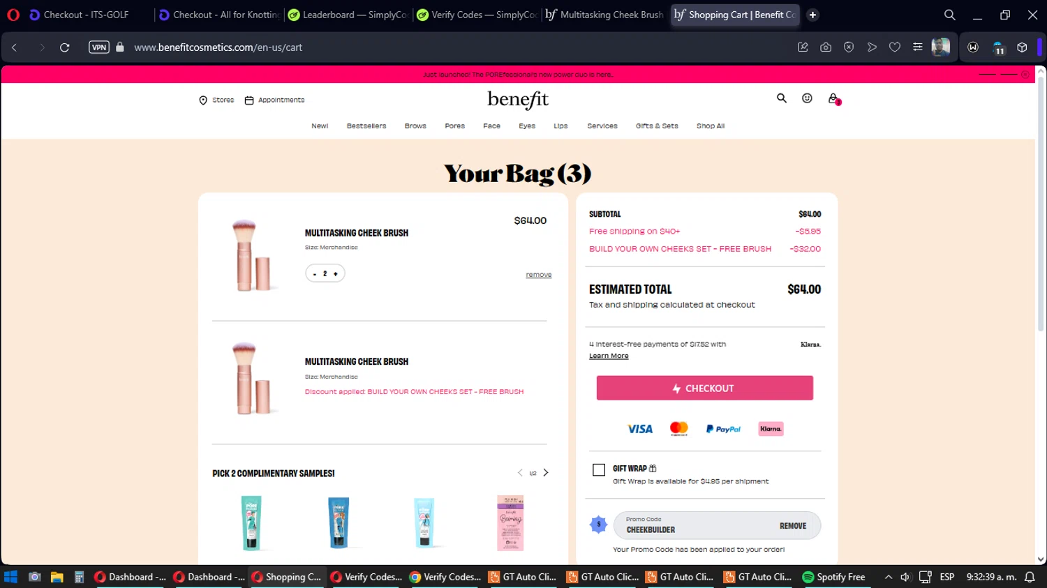 Benefit Cosmetics Coupons - 10% Off Promo Codes in August 2024 ...