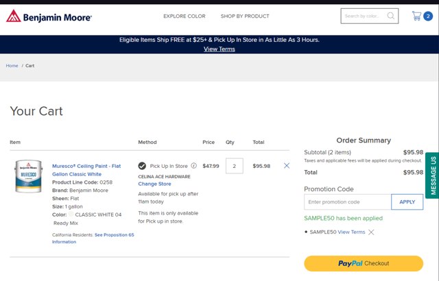 Benjamin Moore Coupons - $5 Off | November 2024