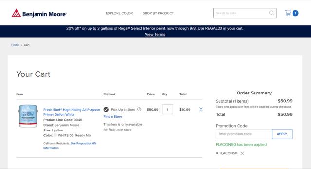 Benjamin Moore Promo Codes (4 Verified) - 50% Off Sep 2025