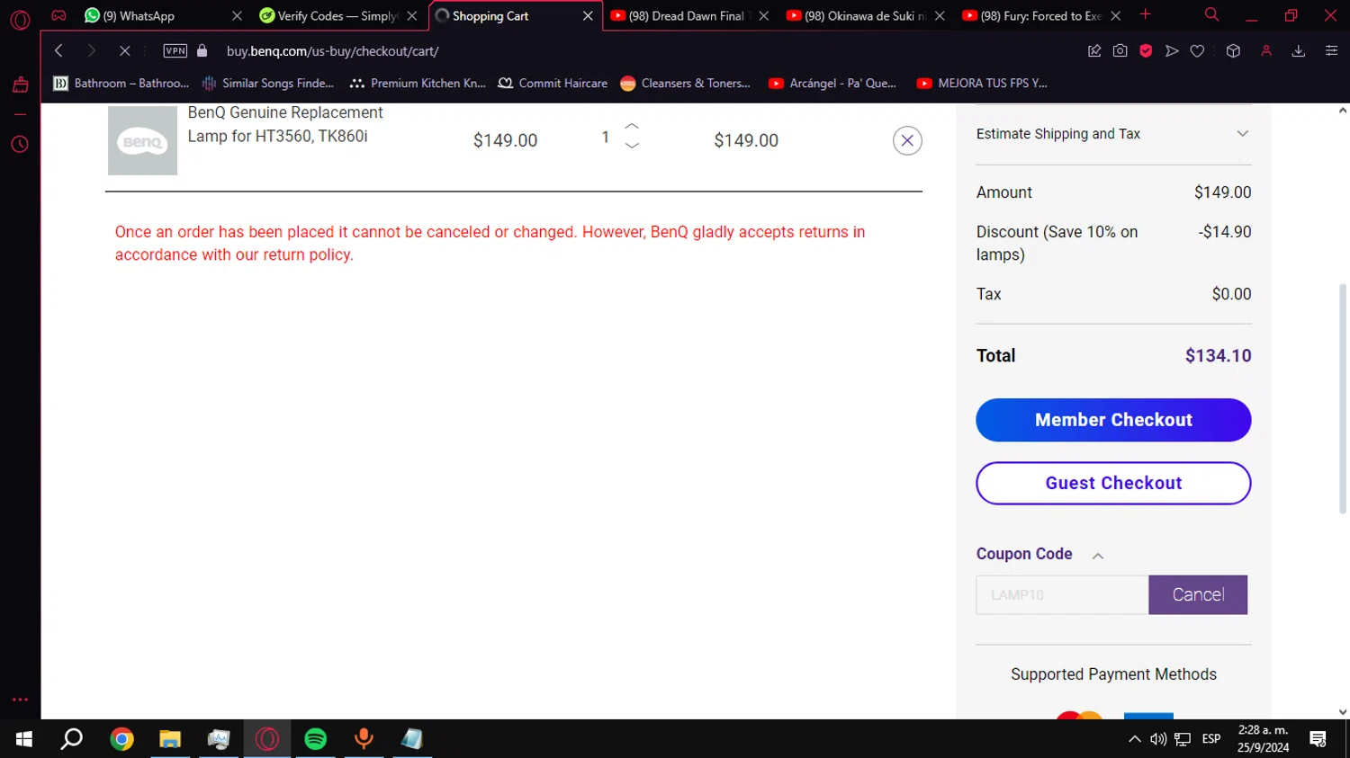 BenQ Coupon Codes - 10% Off | September 2024