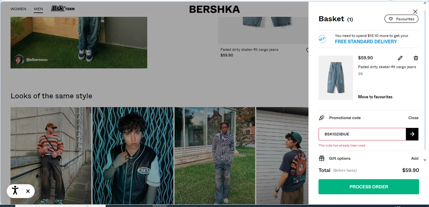 Bershka Promo Codes - 10% Off | January 2025