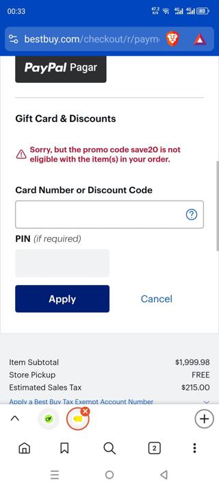 Best Buy Promo Codes (2 Verified) - 20% Off w/Code Oct 2025