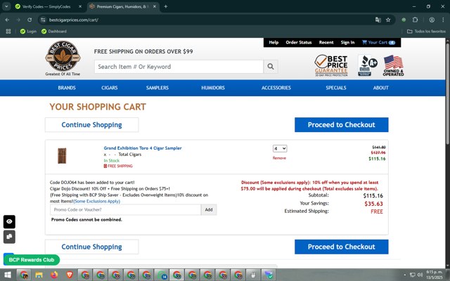 Best Cigar Prices Promo Codes - $10 Off Jun 2025