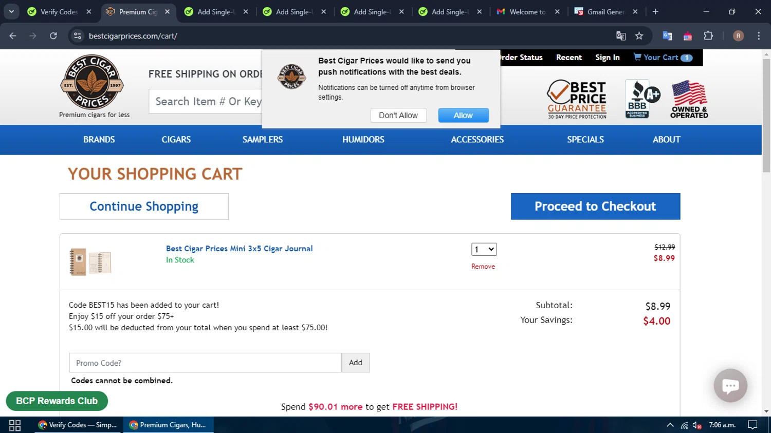 Best Cigar Prices Promo Codes - 10% Off | September 2024