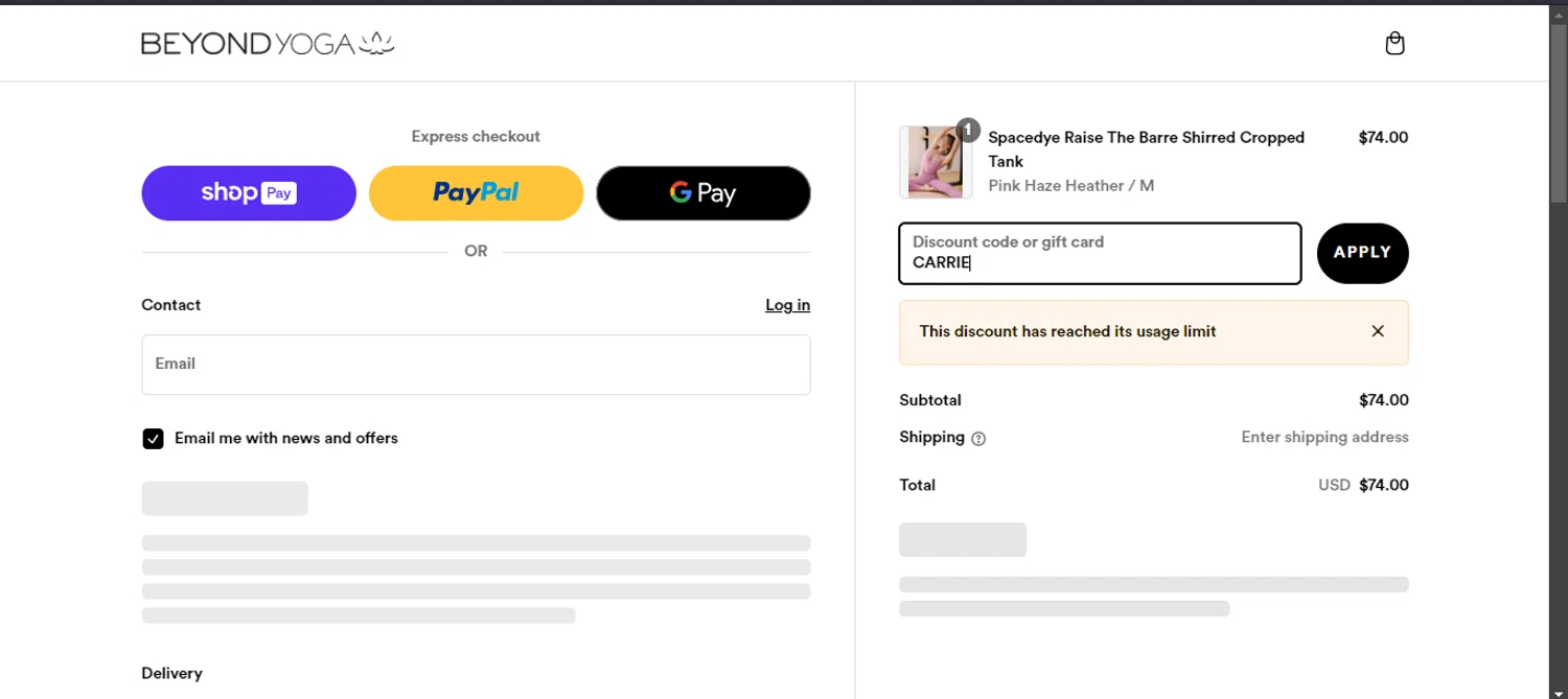 Beyond Yoga Discount Codes - 50% Off | January 2025