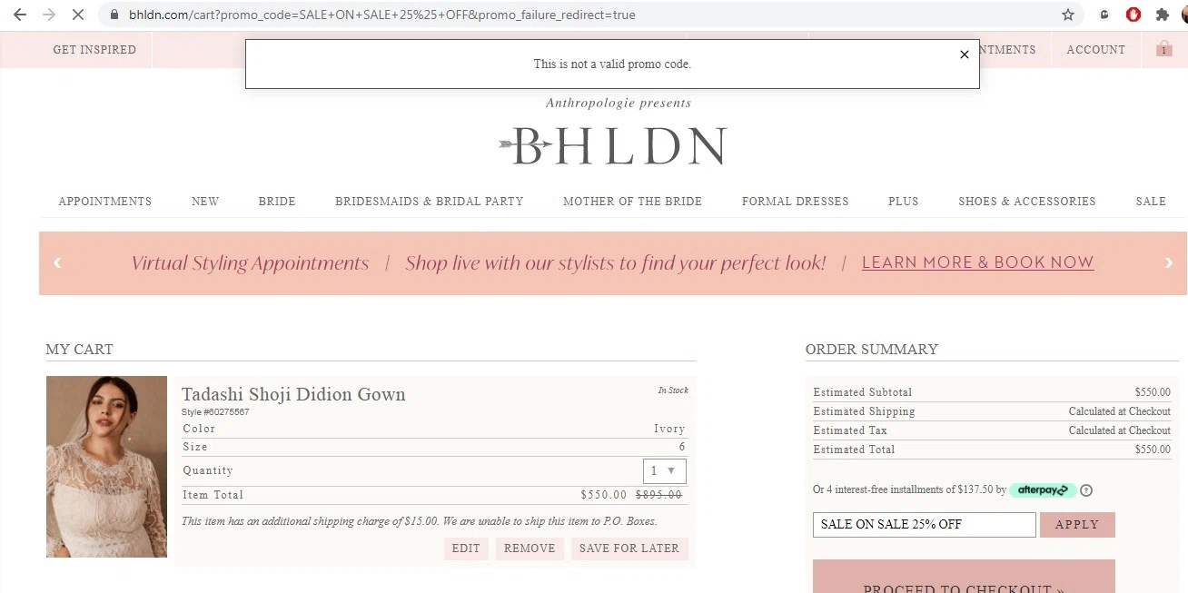BHLDN Promo Codes - 10% Off | December 2024