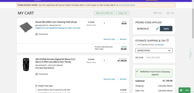 B&H Photo Promo Codes (2 Verified) - 15% Off w/Code Apr 2025