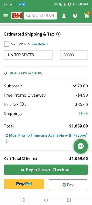 B&H Photo Promo Codes - 15% Off | November 2024