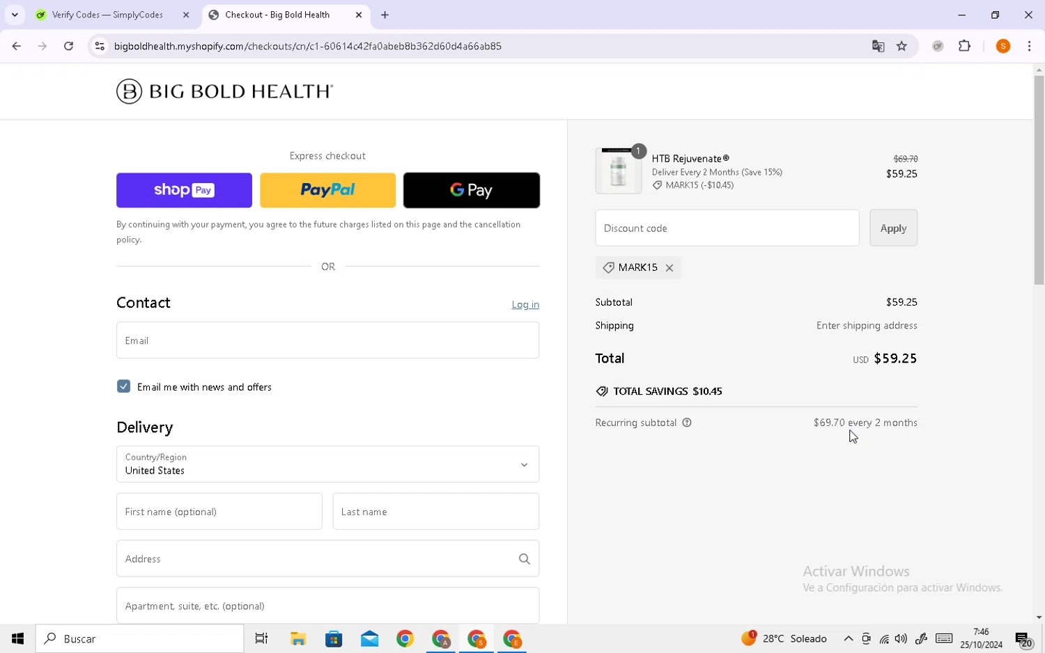 Big Bold Health Promo Codes - 30% Off | December 2024