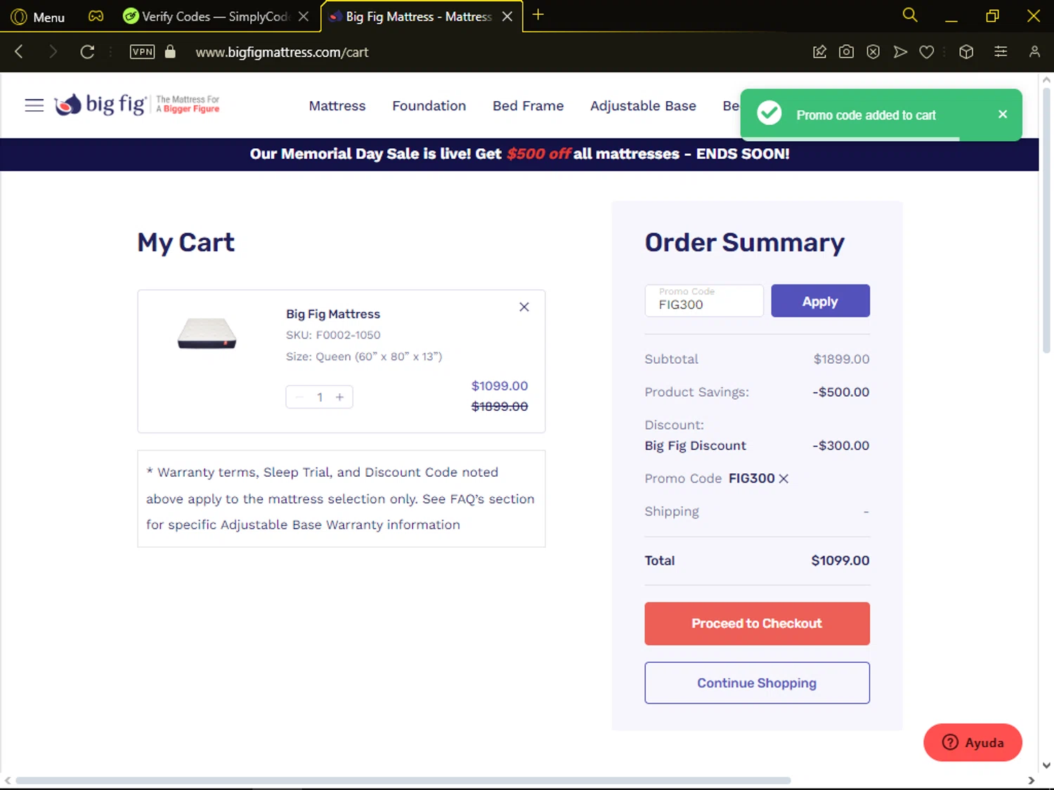 Big Fig Mattress Promo Codes - $400 Off | September 2024