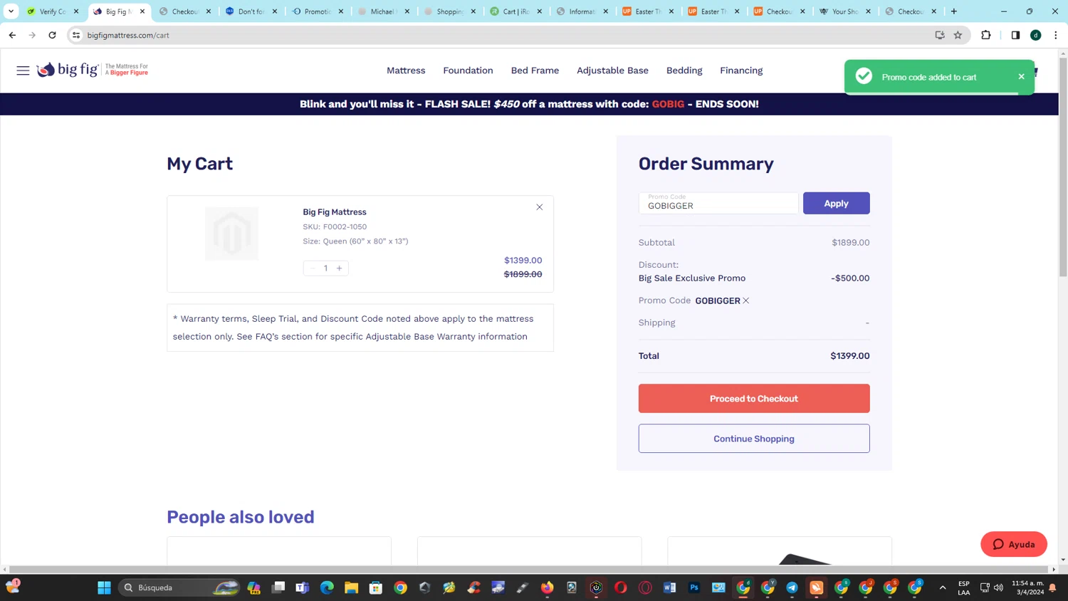 Big Fig Mattress Promo Codes - $500 Off | August 2024