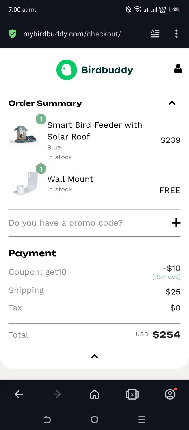 Bird Buddy Discount Codes - $20 Off | October 2024