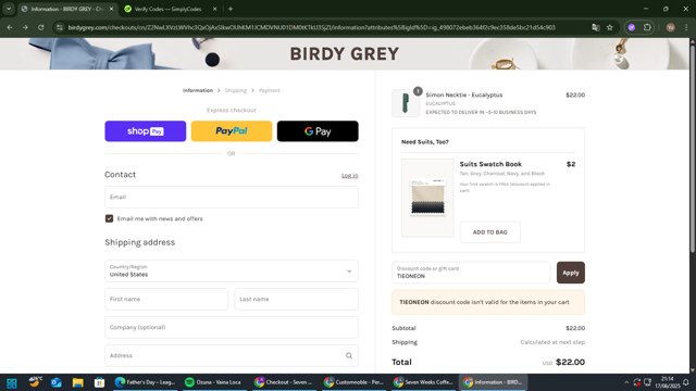 Birdy Grey Promo Codes (2 Verified) - 20% Off Jul 2025