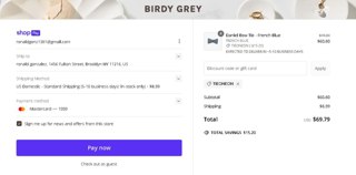 Birdy Grey Discount Codes (2 Verified) - 20% Off Apr 2025