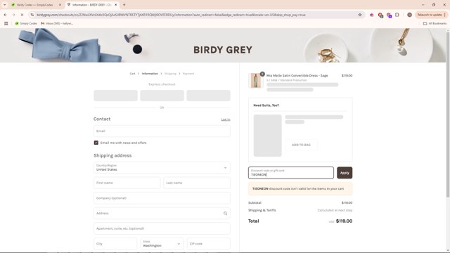 Birdy Grey Discount Codes (2 Verified) - 20% Off Apr 2025