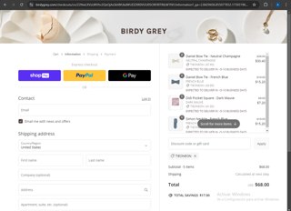 Birdy Grey Discount Codes (2 Verified) - 20% Off Apr 2025