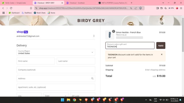 Birdy Grey Discount Codes (4 Verified) - 20% Off Feb 2025