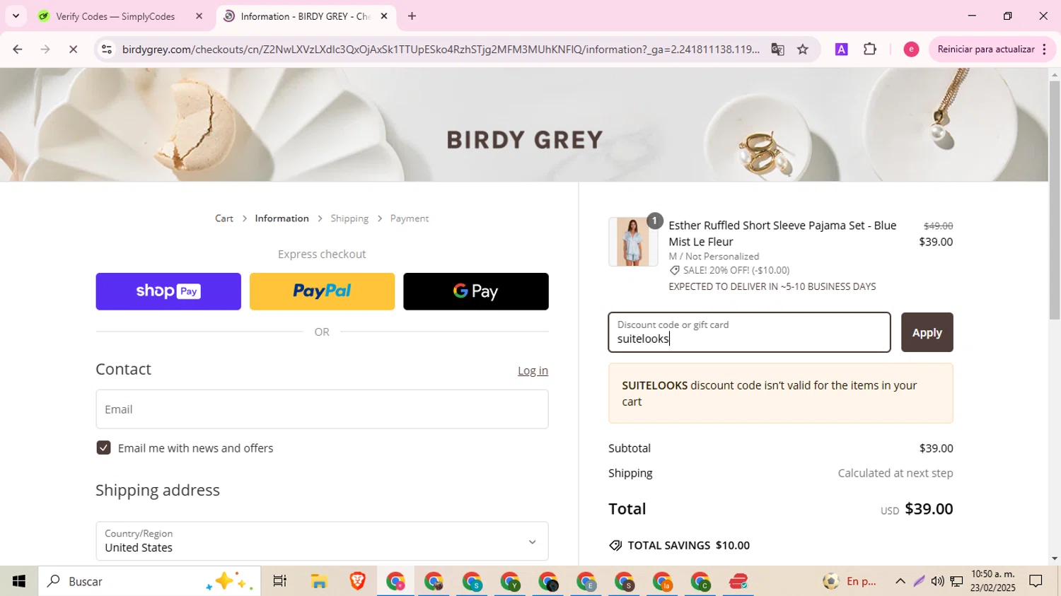 Birdy Grey Discount Codes (4 Verified) - 20% Off Mar 2025