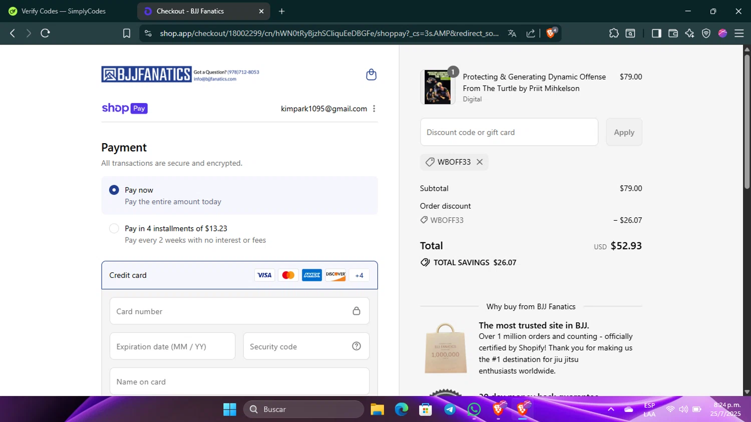 BJJ Fanatics Promo Codes - 45% Off (45 Verified) Dec 2025