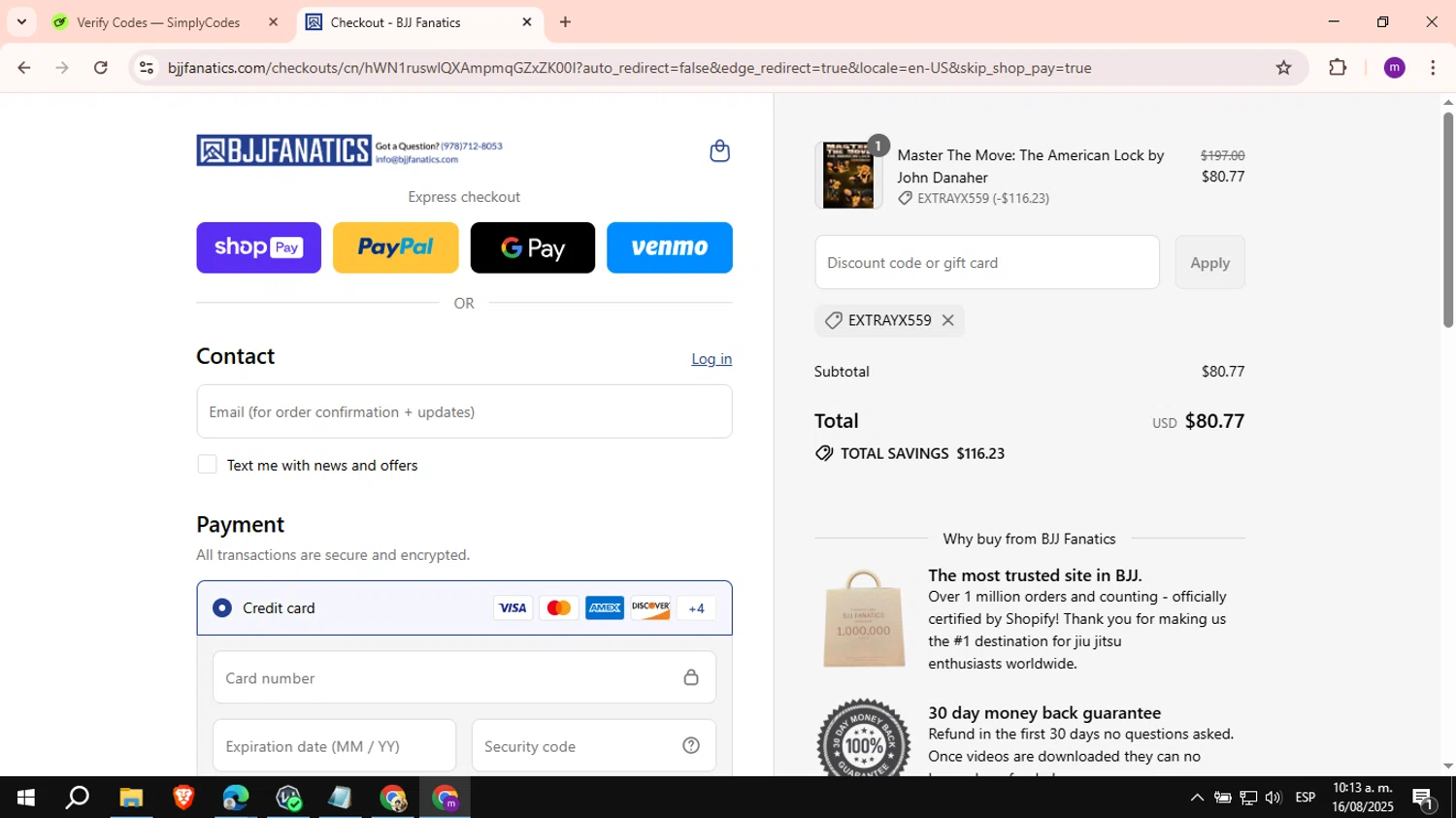 BJJ Fanatics Promo Codes - 45% Off (Verified) Oct 2025