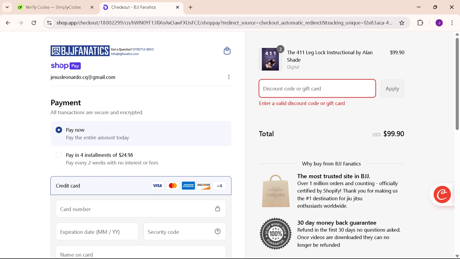 BJJ Fanatics Promo Codes - 45% Off (Verified) Oct 2025