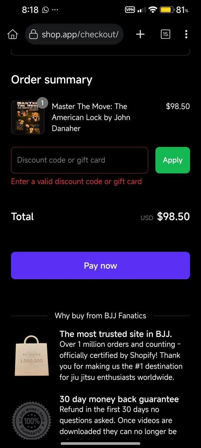 BJJ Fanatics Promo Codes - 45% Off (46 Verified) Dec 2025