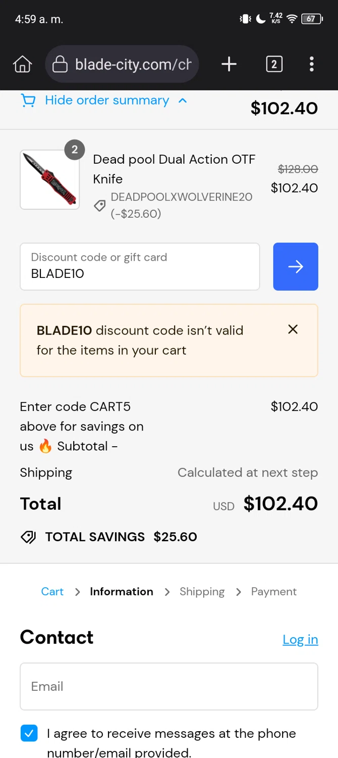 Blade City Discount Codes - 20% Off | October 2024