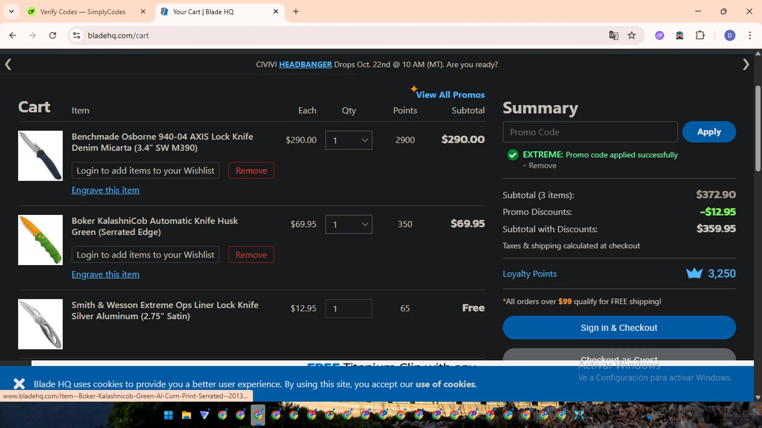 Blade HQ Promo Codes (3 Verified) + Free Ship Nov 2025