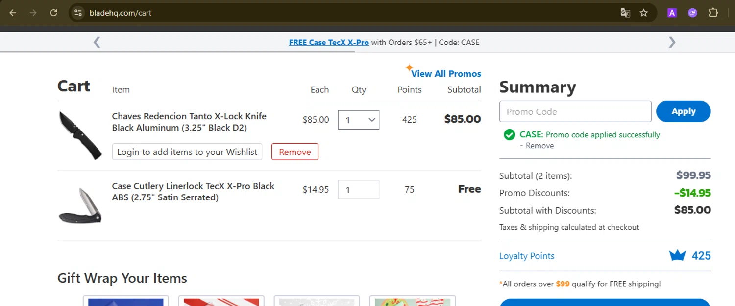 Blade HQ Promo Codes (3 Verified) + Free Ship Nov 2025