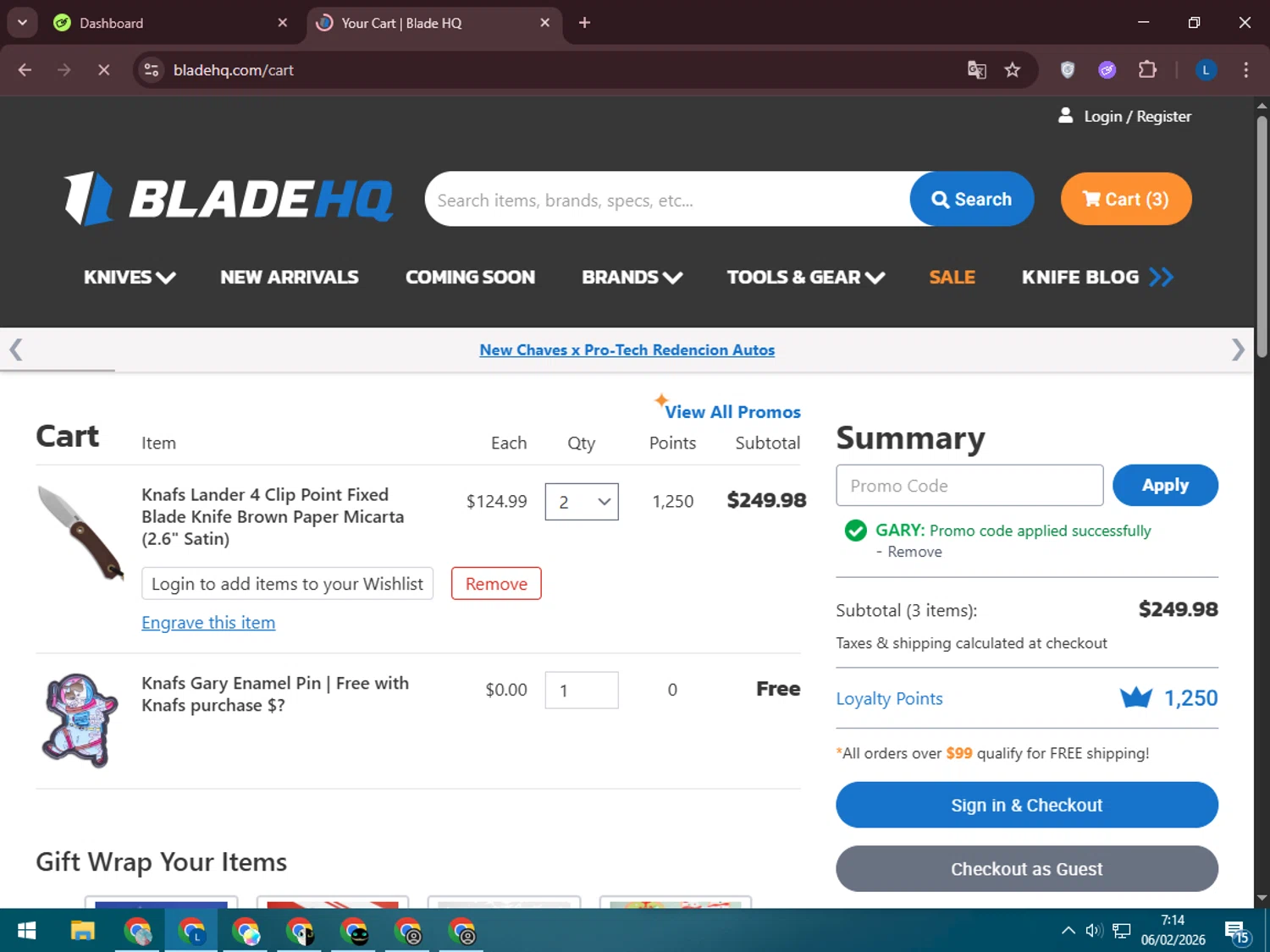 Blade HQ + Free Ship Coupons & Discounts Mar 2026