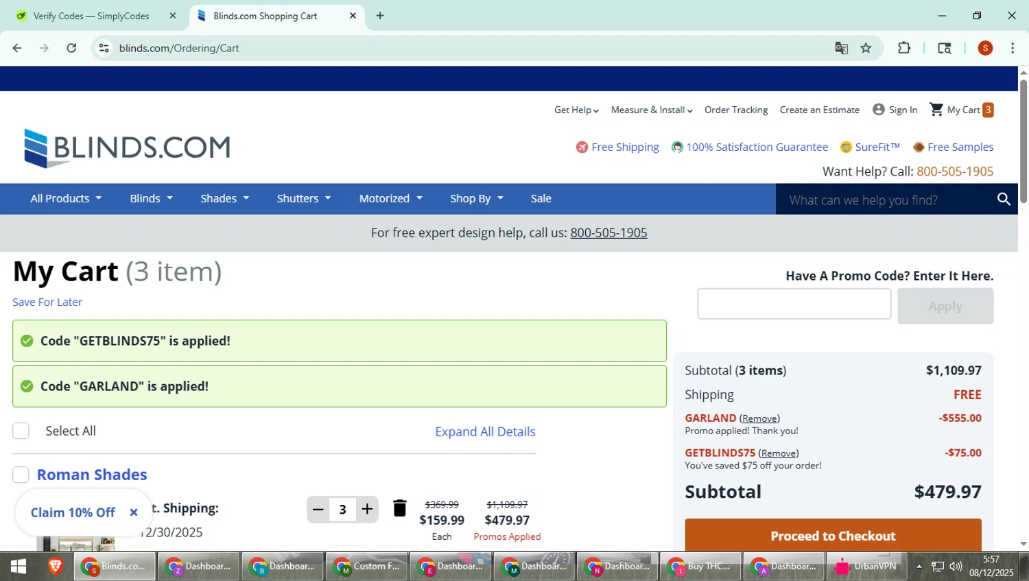 Blinds.com Promo Codes - $75 Off (8 Verified) Dec 2025