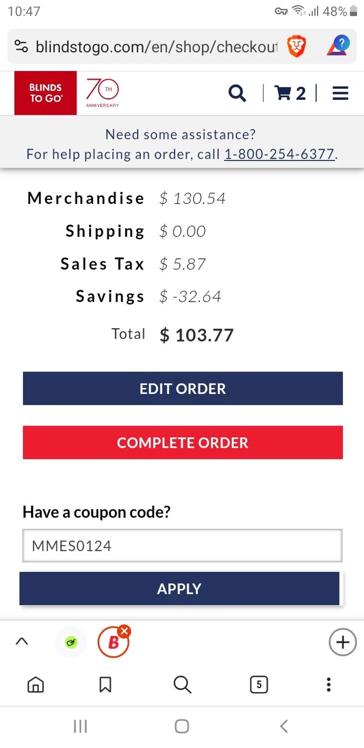 Blinds To Go Discount Codes - $50 Off | September 2024